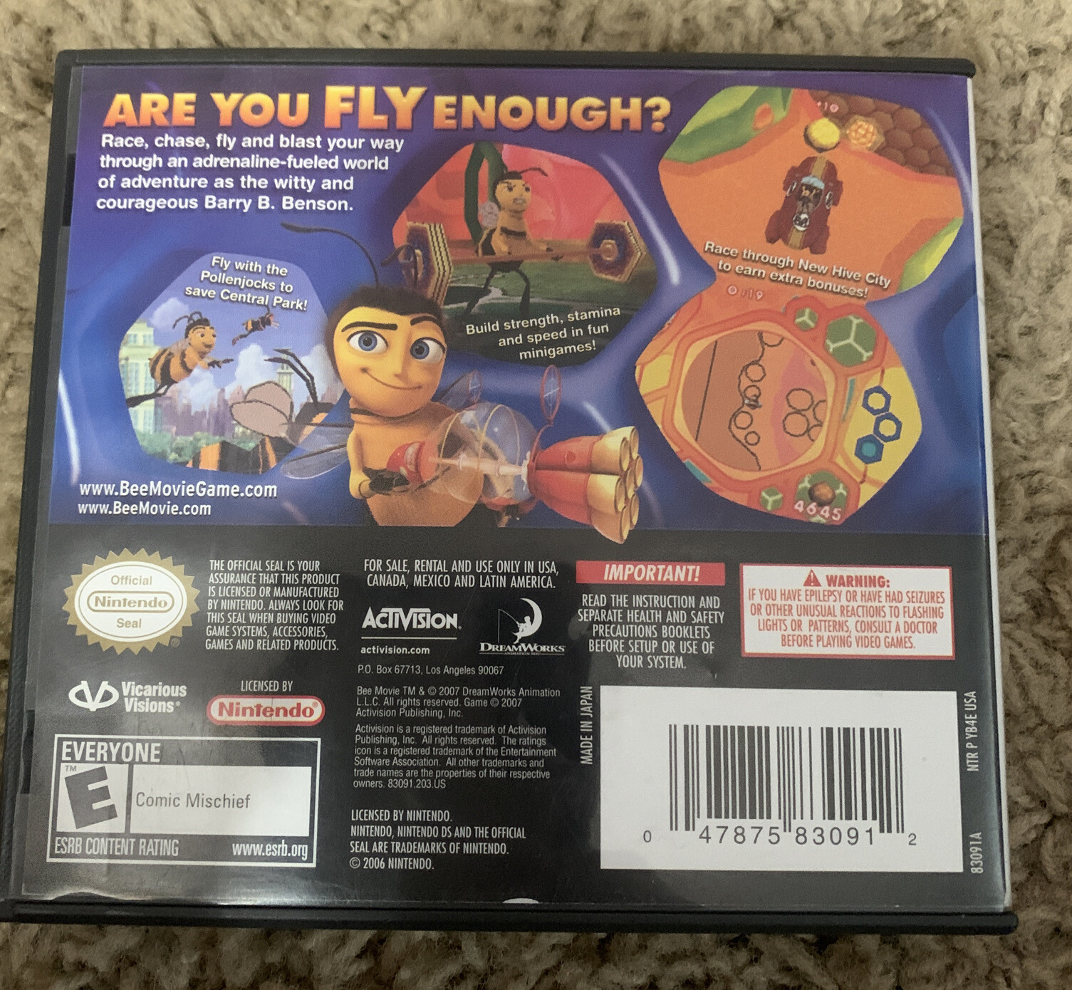 Dreamworks Bee Movie Game Nintendo DS Complete | eBay