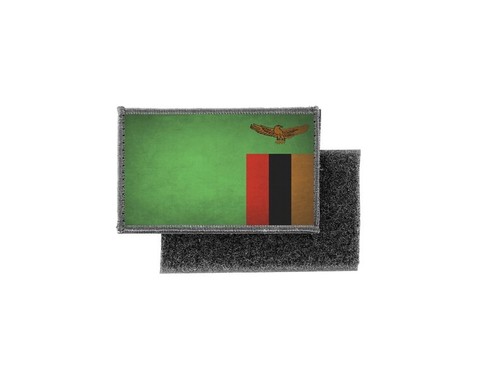 Patch Printed Badge Vintage Flag Zambia Zambian | eBay