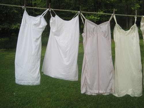 VTG NYLON LOT OF 4 FULL SLIPS-SEE MEASUREMENTS | eBay