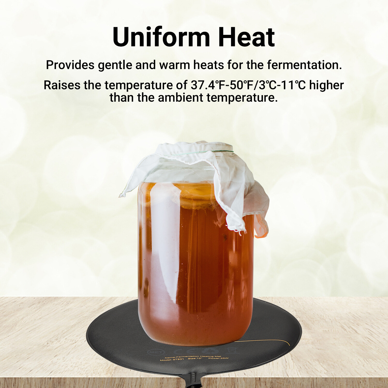 InkbirdPlus Heat belt Brew Heating Pad Mat Home brew Beer Wine ...