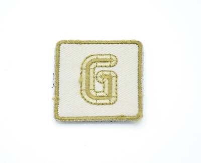 GEISSELE AUTOMATICS TRIGGERS "G" SMALL LOGO PATCH 1" X 1" PVC HOOK/LOOP ...