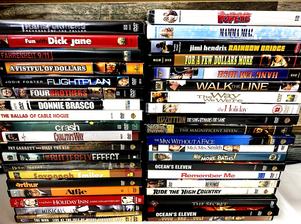 Lot of 39 Used DVDs Assorted Bulk Dvds CHEAP (“From very good to like ...