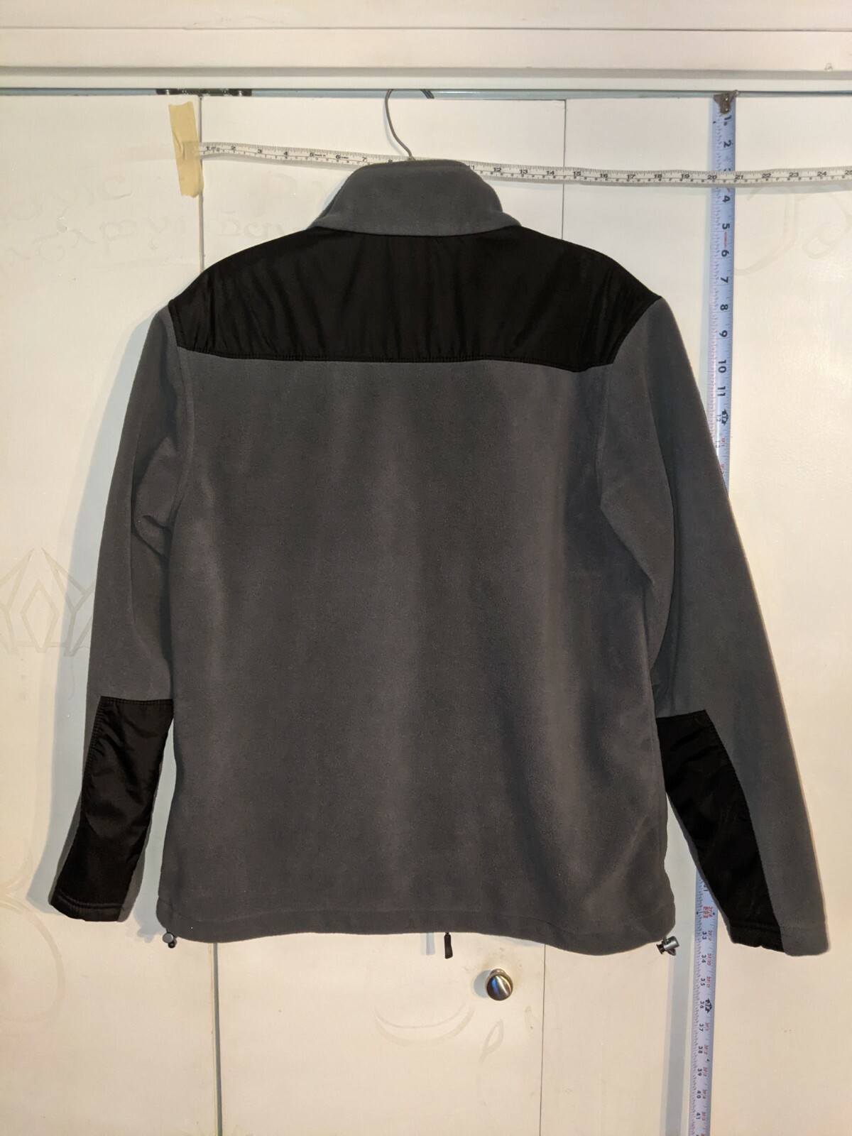 New Balance Full-Zip Fleece Jacket Mens Size Small Gray/Black RN 130893 ...