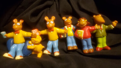 PBS Arthur 3" PVC Figure Lot Hasbro 1998 Ratburn Pal Francine Etc. | eBay