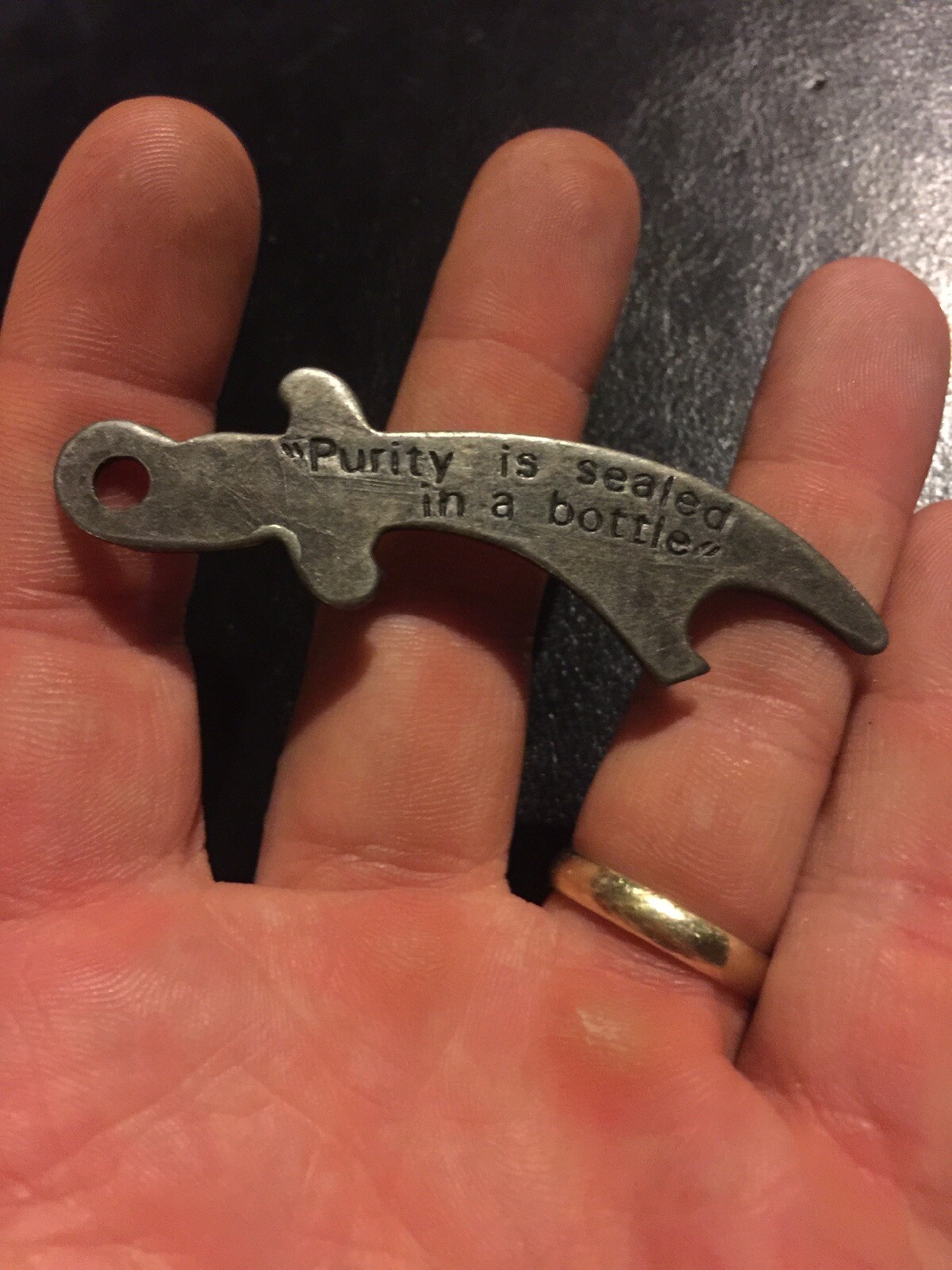 Mason Coca Cola Purity Sword Bottle Opener Coke Collector Metal Patina ...
