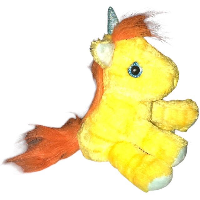 3x Winkeez Enchanted Collection Yannah The Unicorn Plush Yellow Orange ...