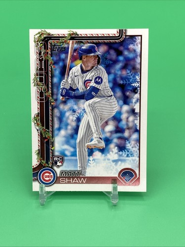 2025 TOPPS HOLIDAY BASEBALL MATT SHAW ROOKIE (RC) #H173 | eBay