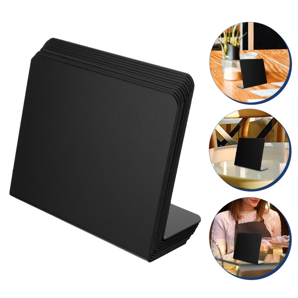 10 Pcs Desktop Small Chalkboard Signs Mini Message Writing Boards ...