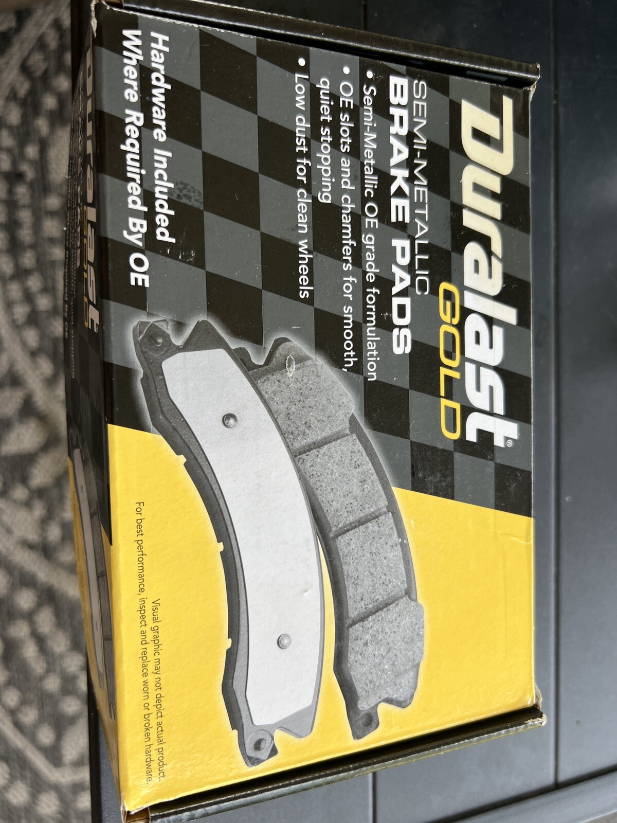 DURALAST GOLD BRAKE PADS DG476 1 set Automotive Braking System Stopping ...