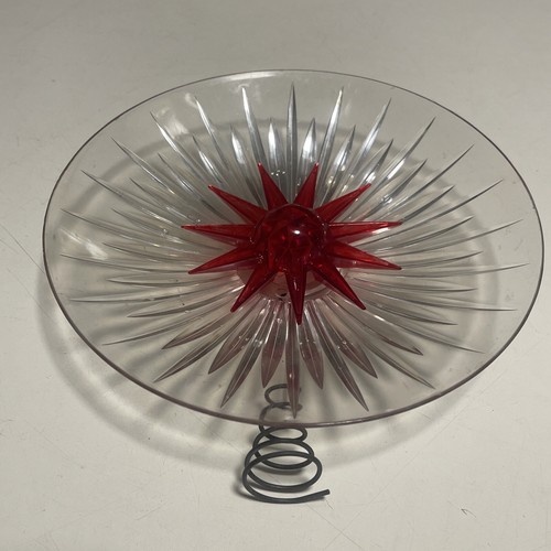 Vintage Atomic Star Tree Topper Plastic Ball with Spikes Working | eBay