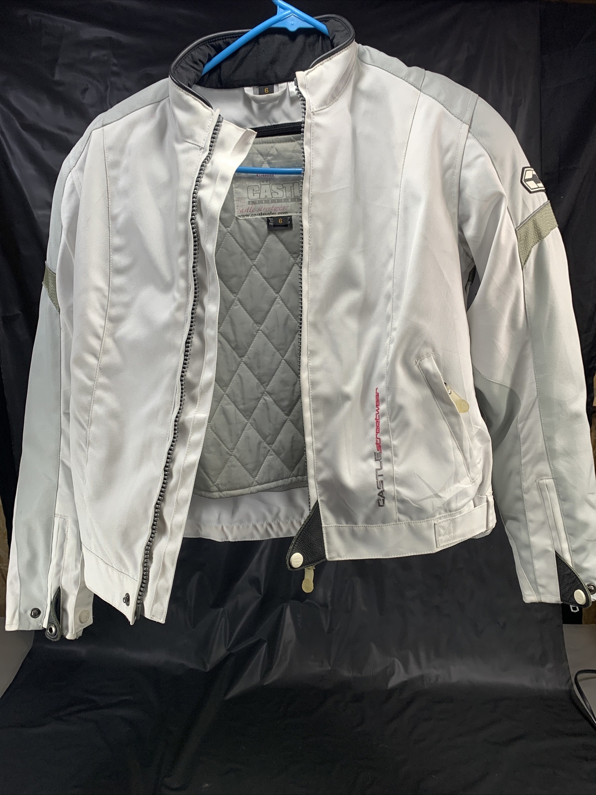 Castle Streetwear Women's Ladies Motorcycle Jacket Si… - Gem