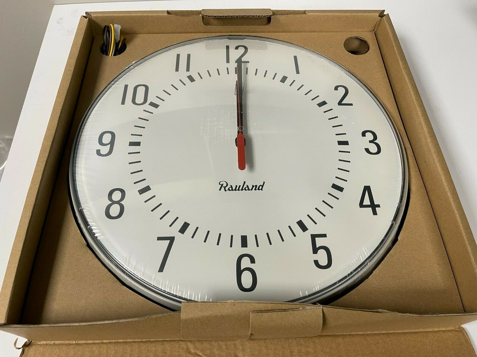 Rauland TCCKAN12L 12" Analog clock "New" | eBay