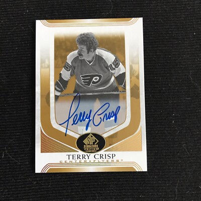2020-21 Upper Deck SP Signature Edition Terry Crisp Legends Auto #71 ...
