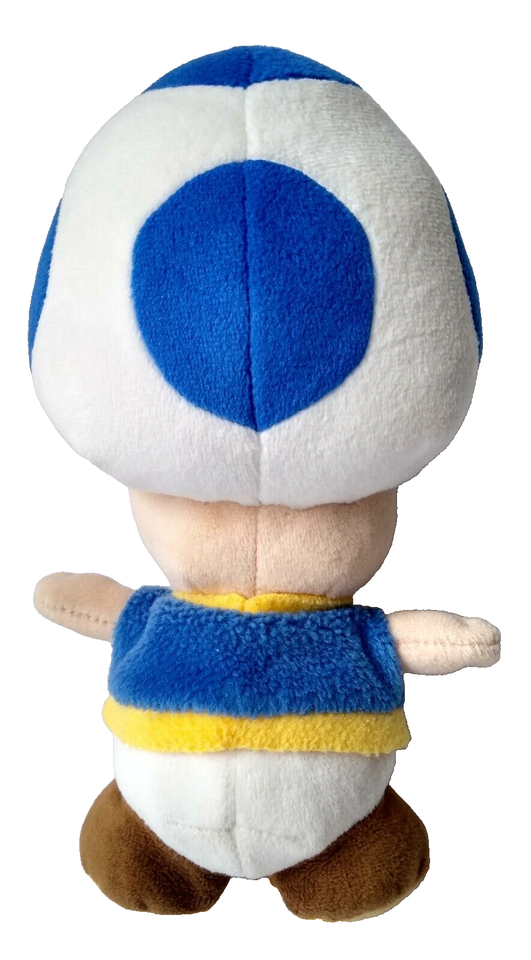 Super Mario Brothers Blue Toadstool Bucken-Berry 7" Stuffed Plush Kids ...