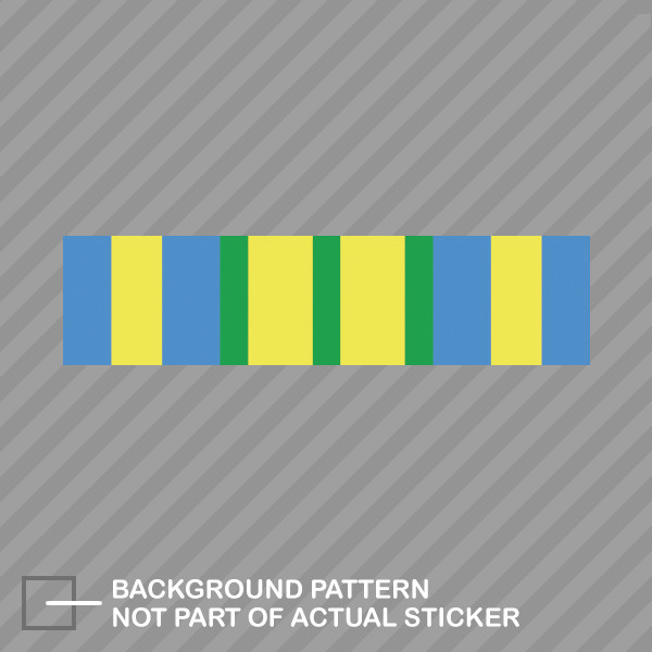 MOVSM Military Outstanding Volunteer Service Medal Ribbon Sticker Decal ...