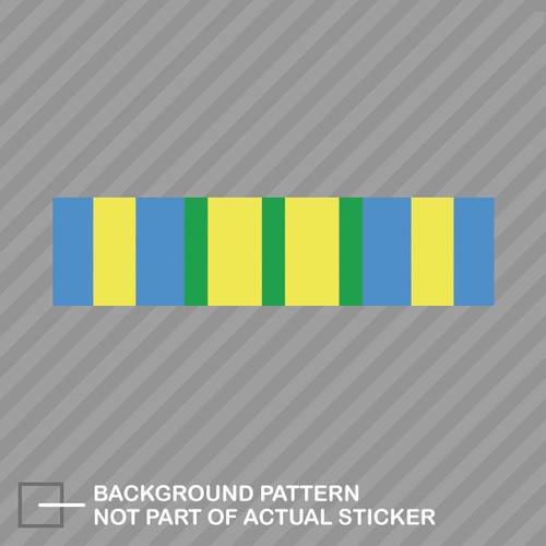 MOVSM Military Outstanding Volunteer Service Medal Ribbon Sticker Decal ...