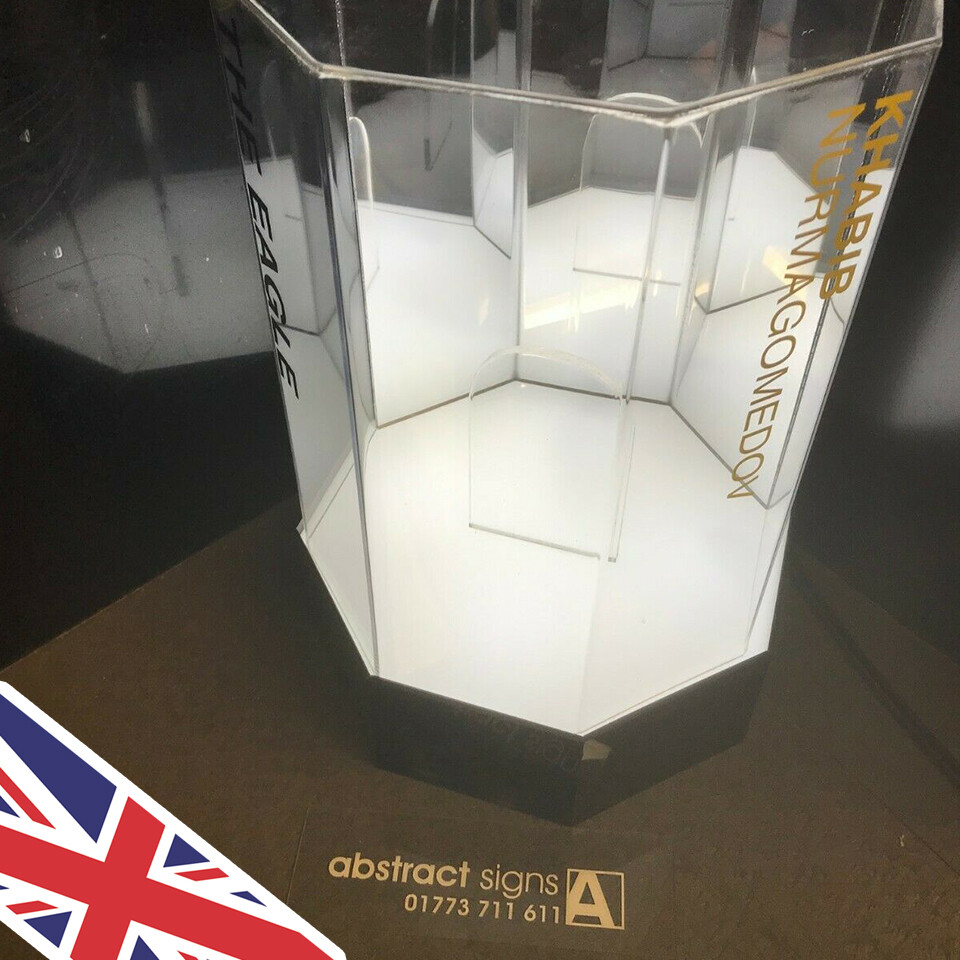 Illuminated UFC MMA Glove Display Case | UK Manufacturer | eBay