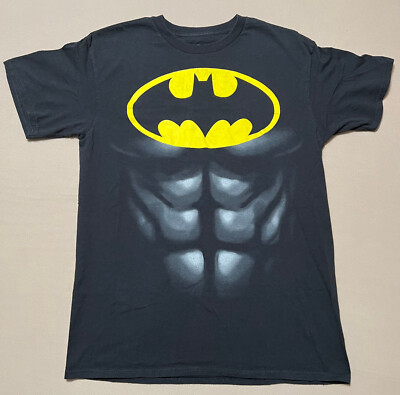 DC Comics Batman Logo Black Muscle Shirt Size Medium | eBay