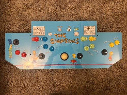 Arcade 1Up Simpsons Control Deck Panel (Barely Used) | eBay