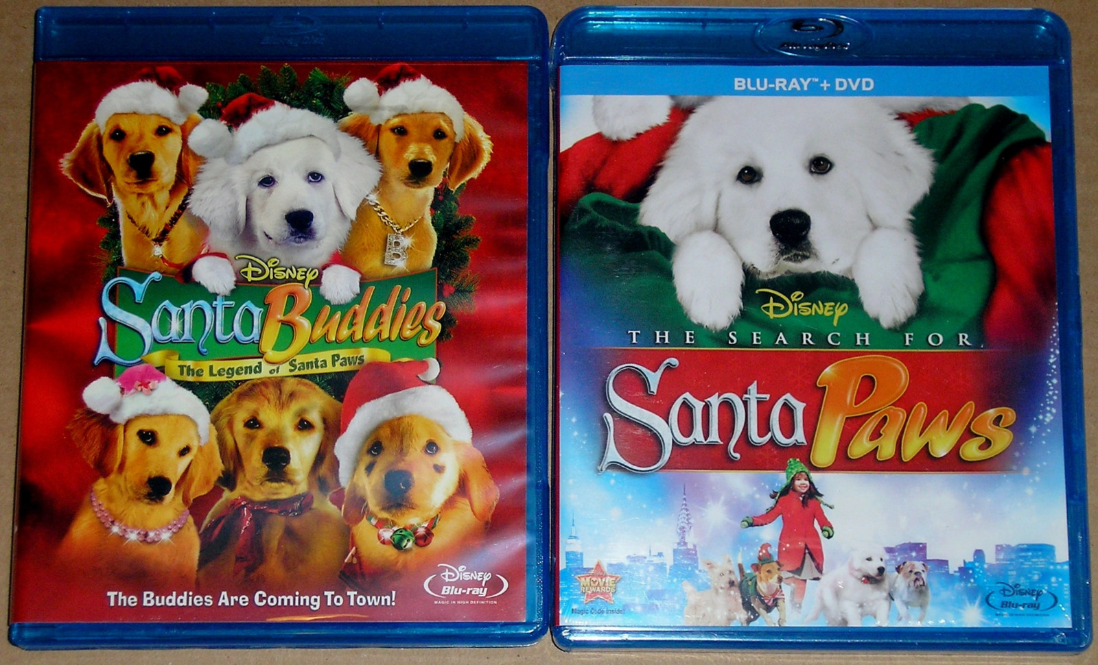 Disney Blu-ray Lot - Santa Buddies (Used) The Search for Santa Paws ...