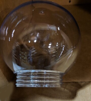 GLOBE LEXAN 6" CLEAR SPHERE UNBREAKABLE POLYCARBONATE HOLLOW BALL 14524 ...