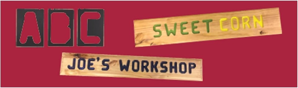 Sign Making Letter Engraving Jig Set Maker For Router Wood Woodworking ...