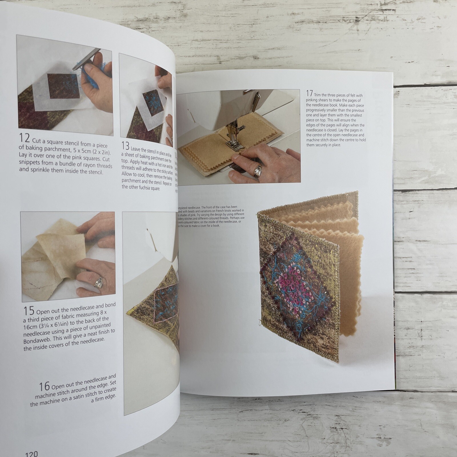 Stitched Textiles Flowers Bobby Britnell Dying Printing Applique ...