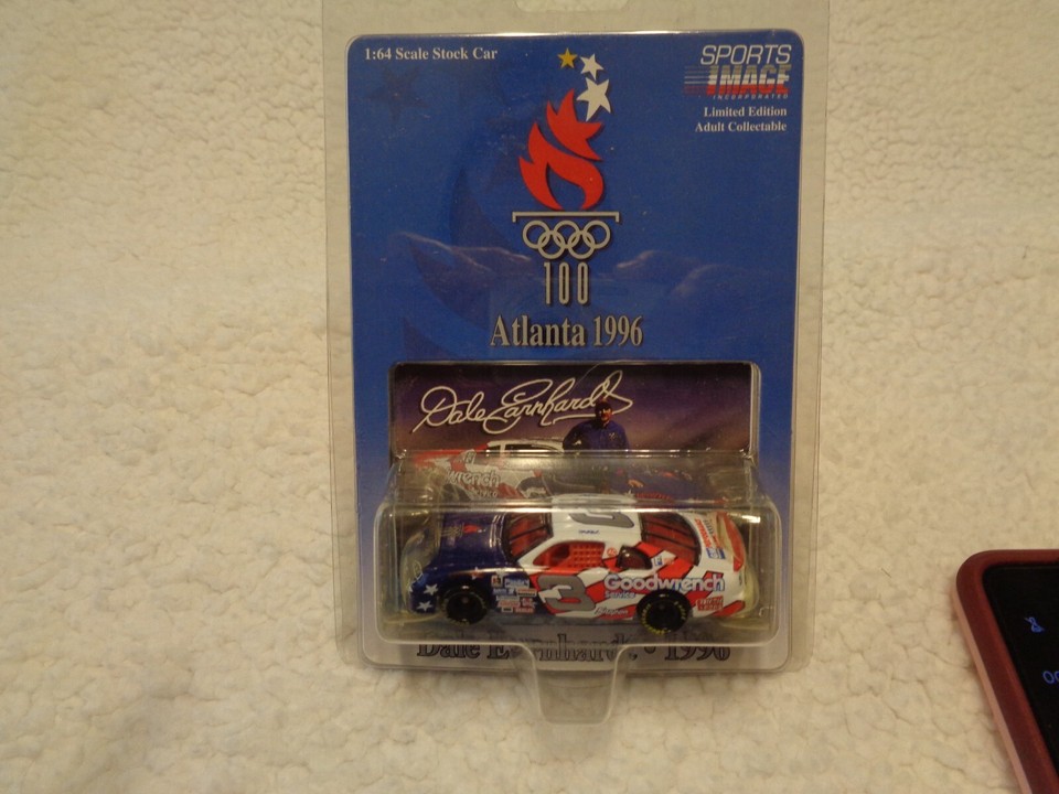 Nascar Action Dale Earnhardt Sr 1:64 Stock Car #3 Olympics Atlanta 1996 ...