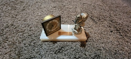 Vintage Horse Award Trophy Clock Lanshire Rare Mid Century Works | eBay