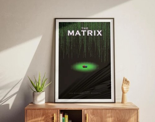 Matrix Digital Movie Poster, Minimalist Digital Print | eBay