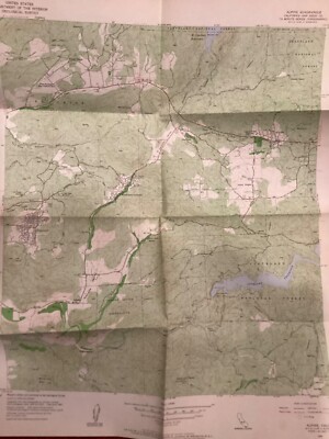 Alpine Quadrangle California U.S. Geological Survey Map 1955 D8 | eBay
