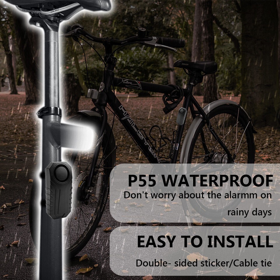 Wireless Anti-Theft Security Alarm Motorcycle Bike Mobility Scooter ...