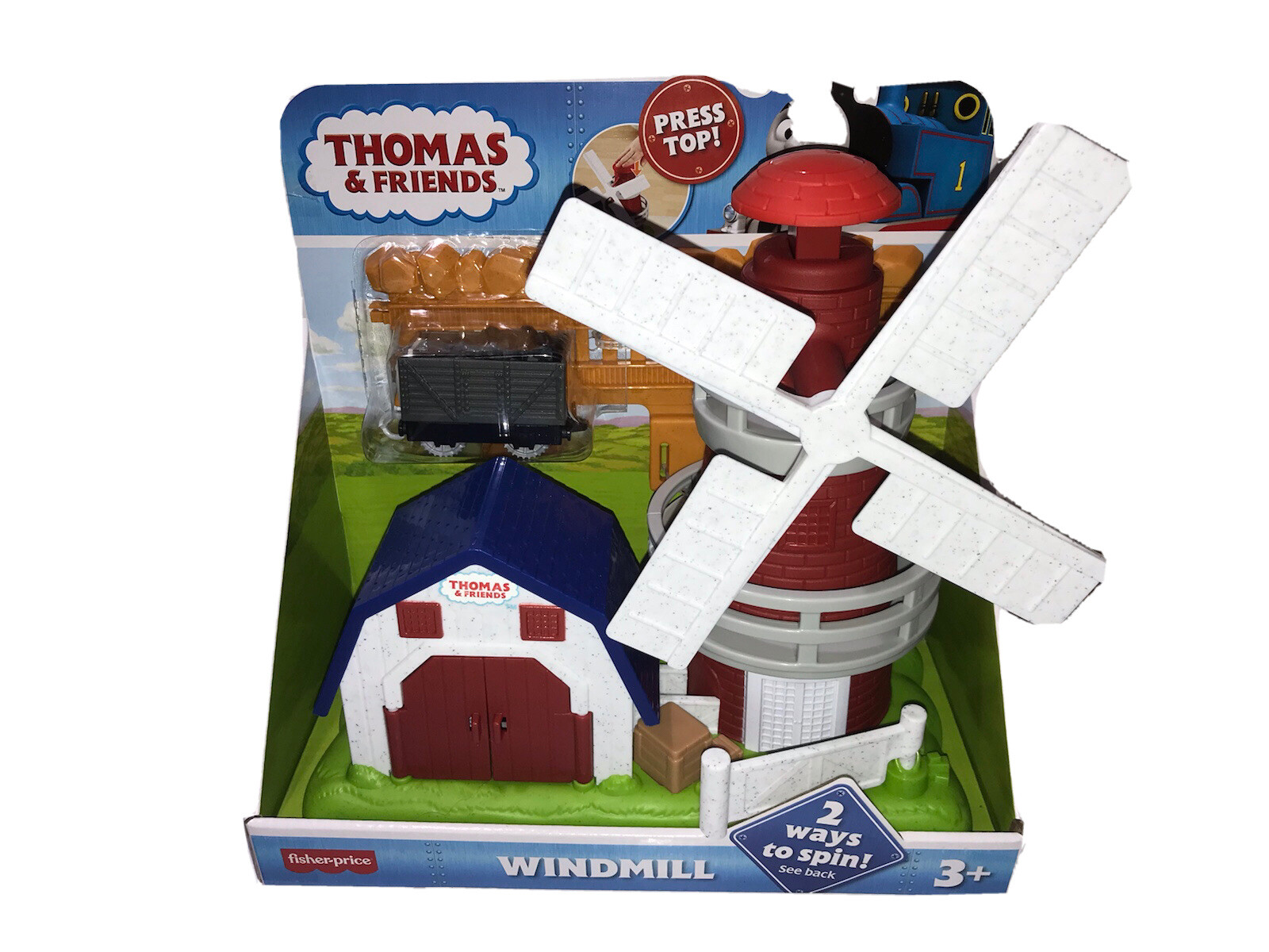 Thomas & Friends Windmill Set TrackMaster with storage shed ...
