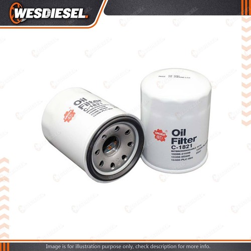 Sakura Oil Filter fits Nissan Cube Z11 Maxima A32 A33 Navara D22 D40 C ...