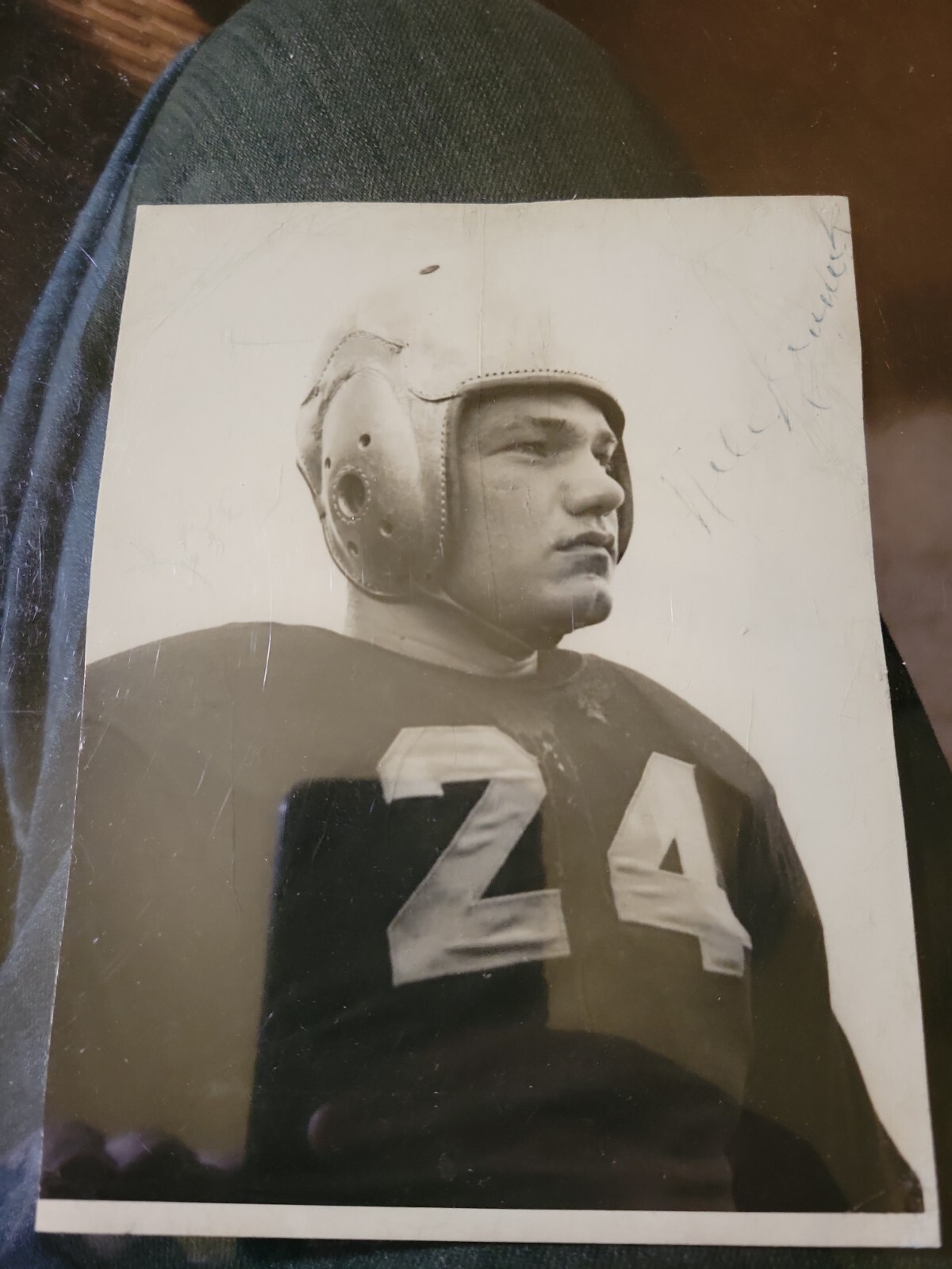 nile kinnick Iowa Hawkeyes heismanAutographed 4.5x6 Inch Photo Psa/dna ...