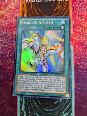 Yu-Gi-Oh! Rising Sun Slash DRLG-EN051 Super Rare 1st Edition Near Mint ...