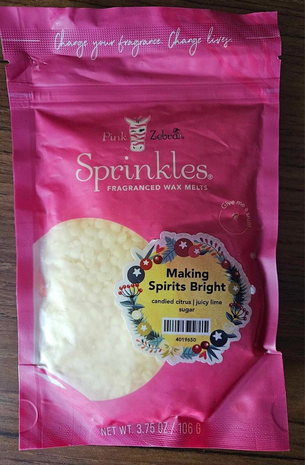 Pink Zebra wax Sprinkles - NEW - Over 125 Factory Sealed 3.75 oz. Bags ...