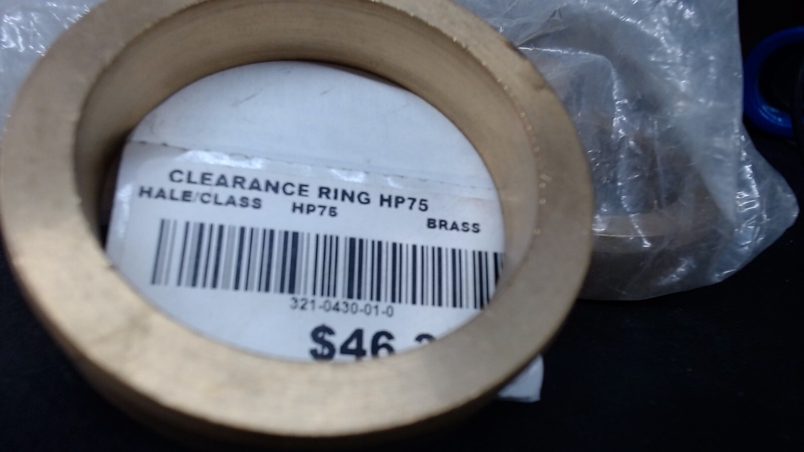Hale Class 1 clearance ring for HP75 pumps 321-0430-01-0 OEM | eBay