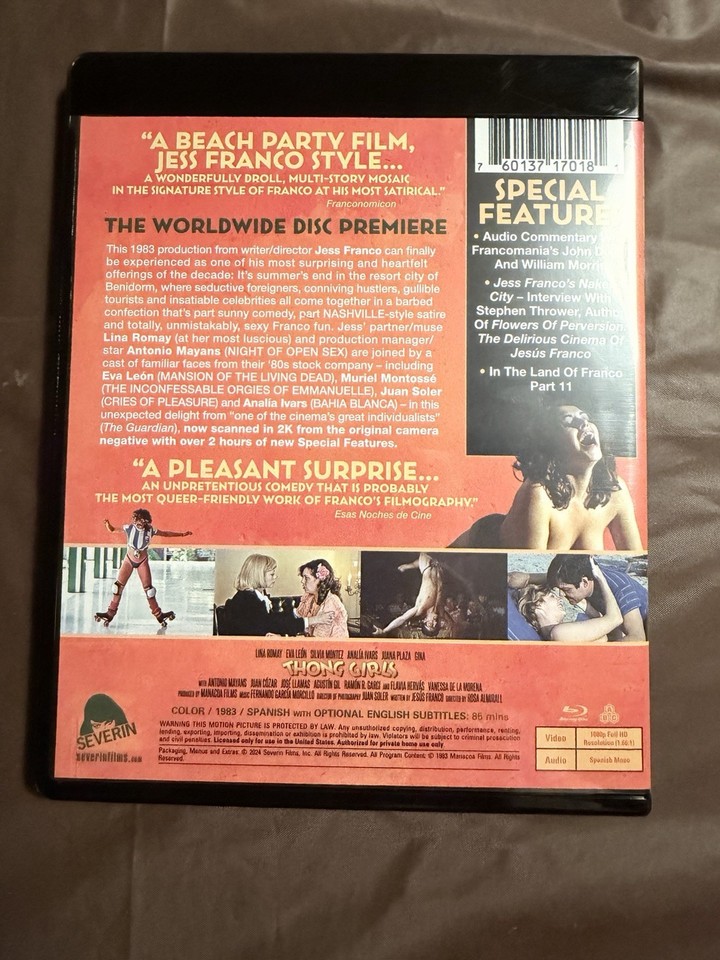 THONG GIRLS-BLU RAY-LINA ROMAY-ANTONIO MAYANS-JESS FRANCO-SEVERIN | eBay