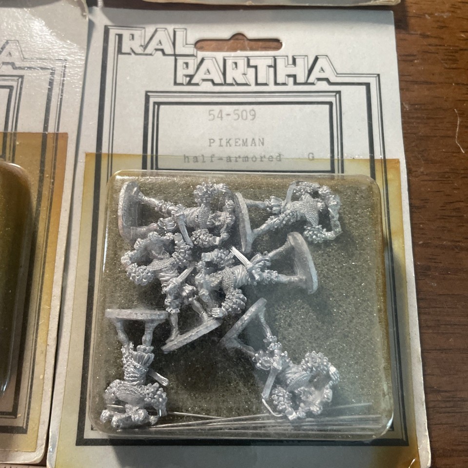 New Sealed Ral Partha Fantasy Miniature Figurines Lot Of Four DnD Set ...