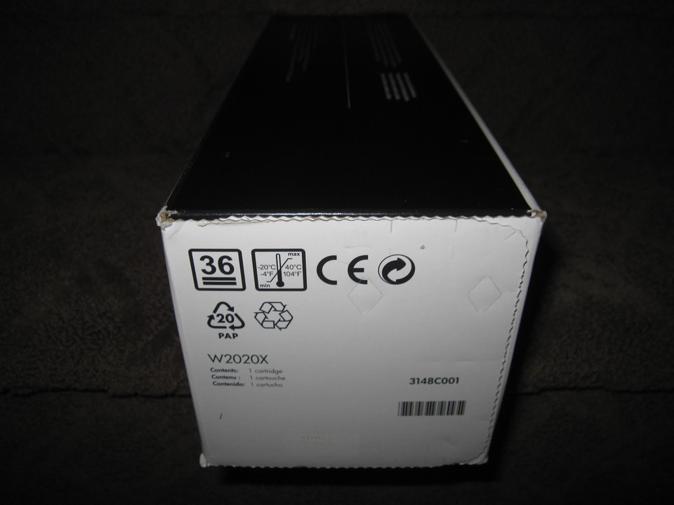 HP W2020X Black Toner Cartridge Genuine OEM 414X LaserJet Pro M454 M455 ...