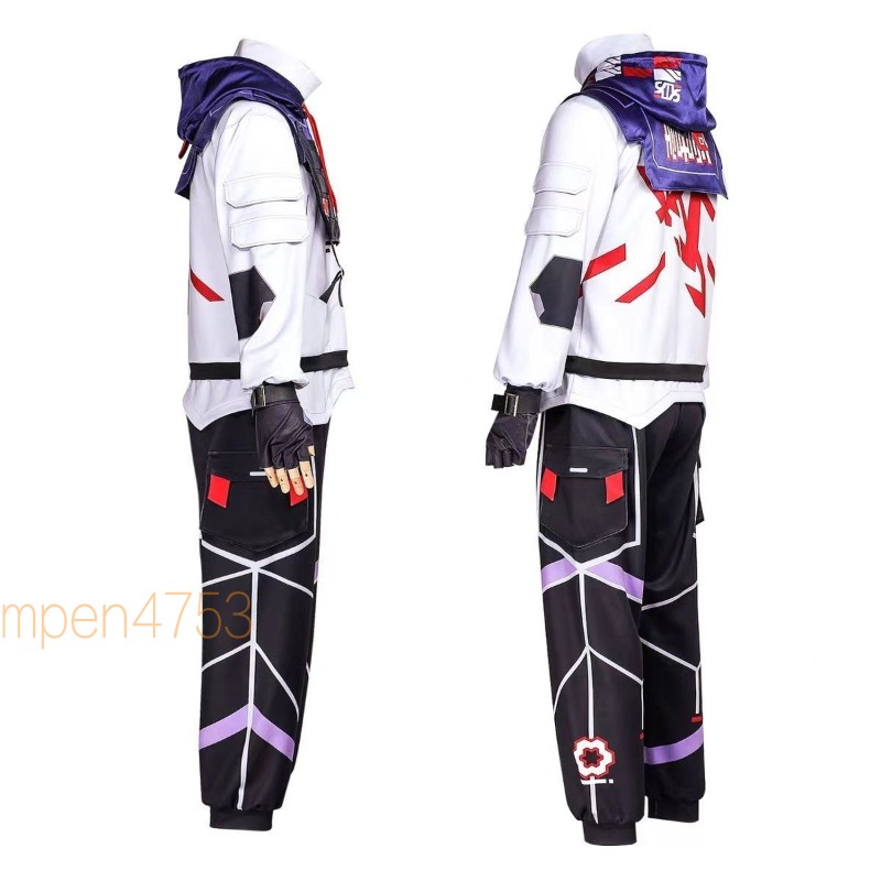 Anime Valorant Iso Cosplay Costumes Suits Halloween Uniform Set Men's ...