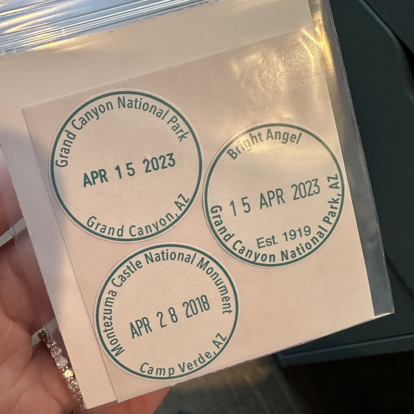 National Park Passport Cancellation Stamp Replica Stickers- Passport ...