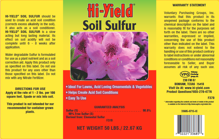 Soil Sulfur 90.0% ( 50 lb) For Lawns Acid Loving Plants Sulfur Soil ...