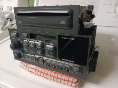 1995-2002 GM GMC Truck AM/FM Cassette/Remote CD Player | 1 DIN | Black ...