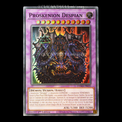 carte YU-GI-OH DAMA-FR035 Proskenion Despian | eBay