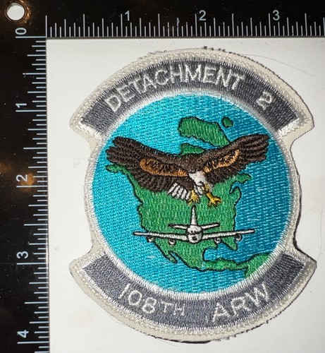 USAF US Air Force Detachment 2 108th ARW Air Refueling Wing HOOK & LOOP ...