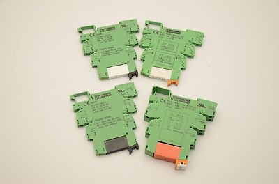 Phoenix Contact 24V & 120V PLC Relay Holders / Relays - Lot of 4 | eBay