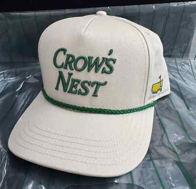 2025 Masters " CROWS NEST"Embroidered Rope Hat Augusta National GOLF ...