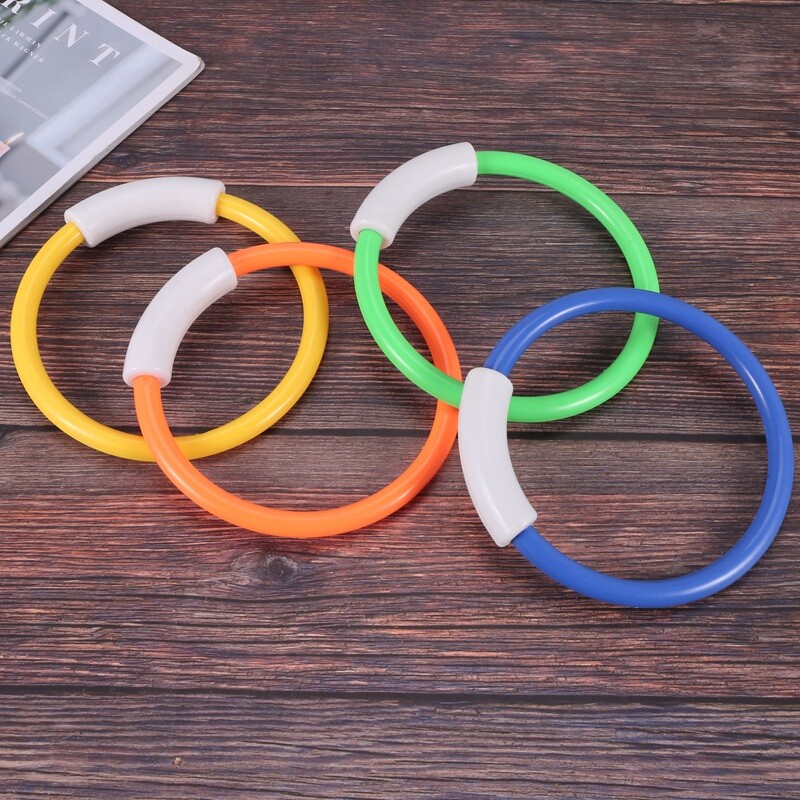 Diving Rings Swimming Pool Toy Rings 4 Pack Plastic Diving 6751 | eBay